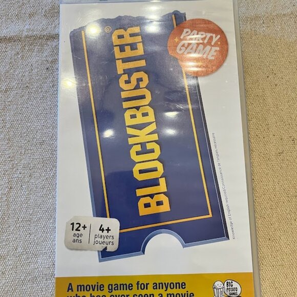 Big Potato Games | Toys | Blockbuster Board Party Game Vhs Movie ...